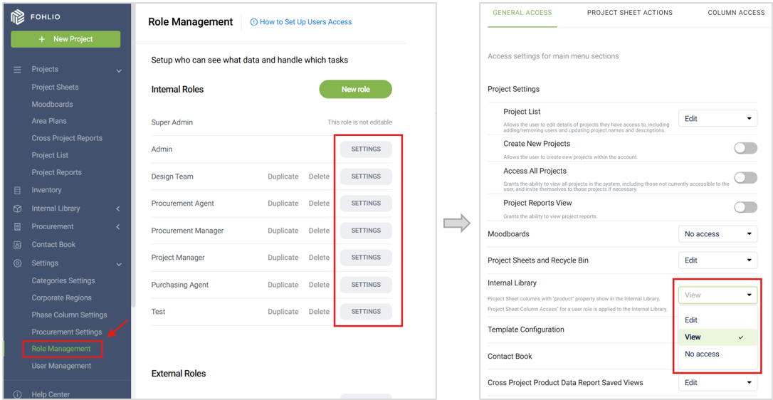 Internal Library - Initial Configuration