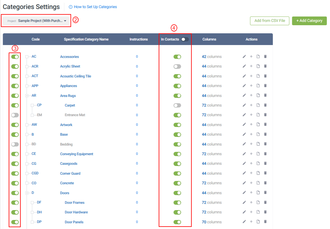 How to Set Up Categories
